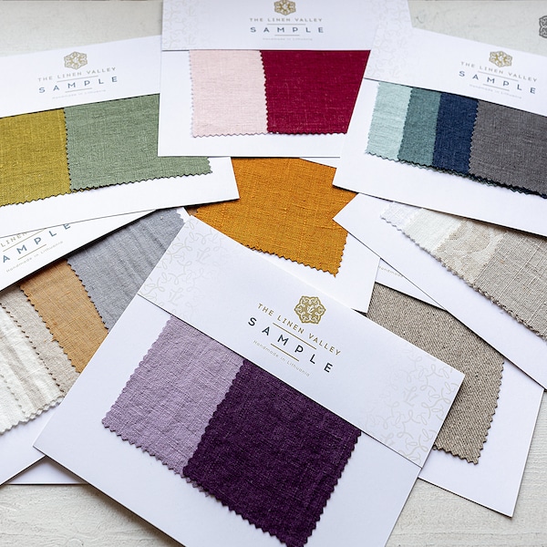 Linen Fabric Samples - Etsy