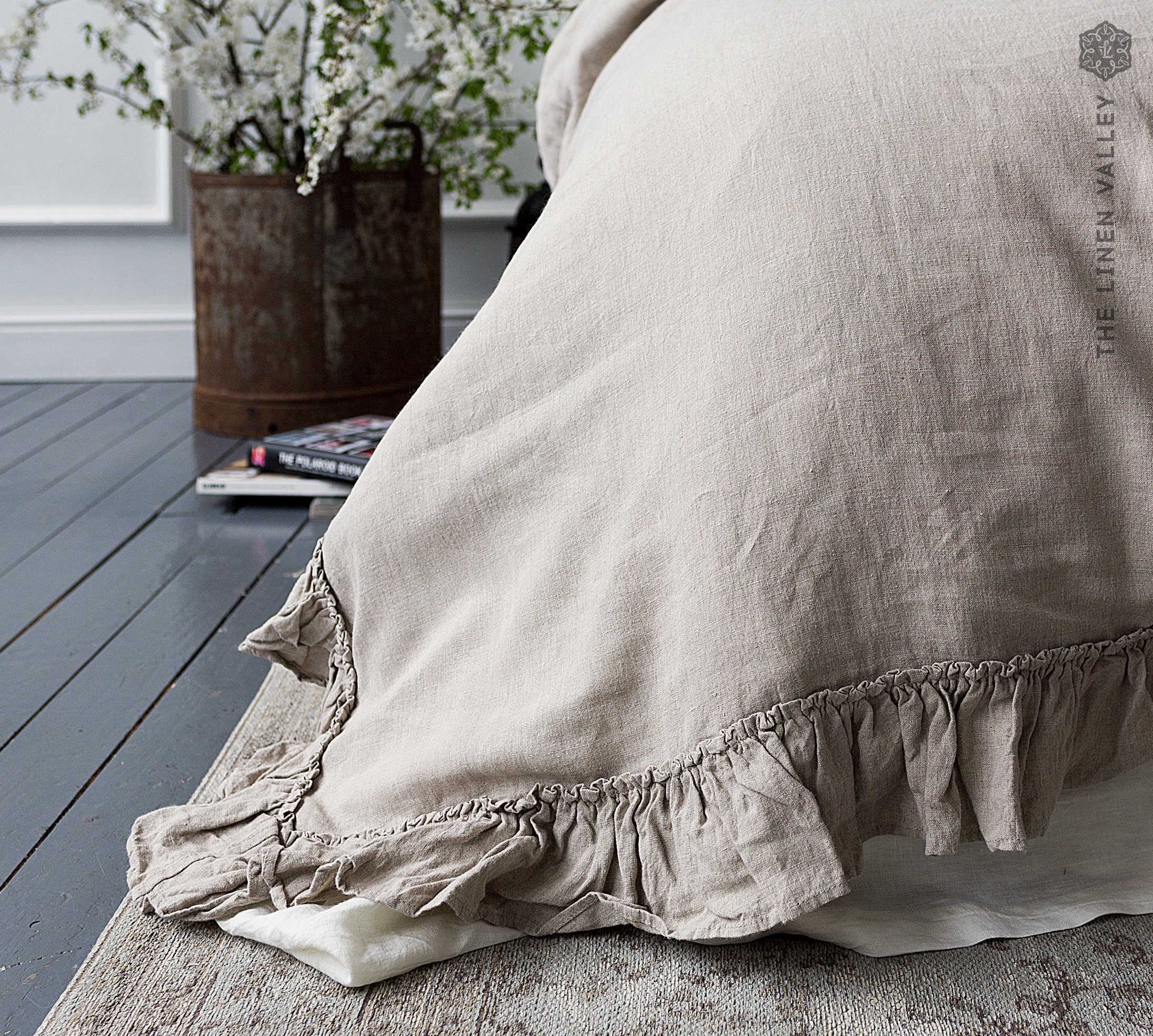Duvet Covers Home & Living stone wash Bed linen made of natural boiled ...
