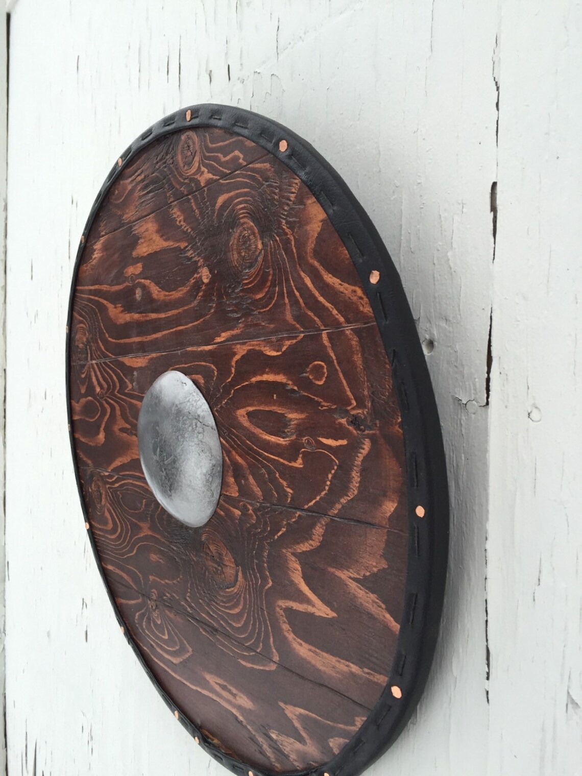 Wooden Round Shield | Etsy