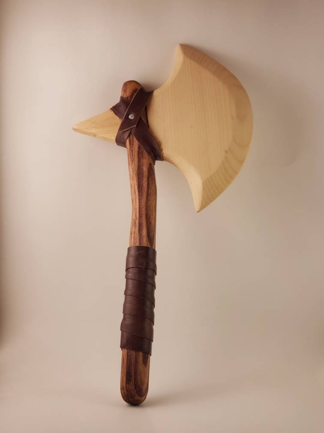 One Handed Wooden Axe - Etsy