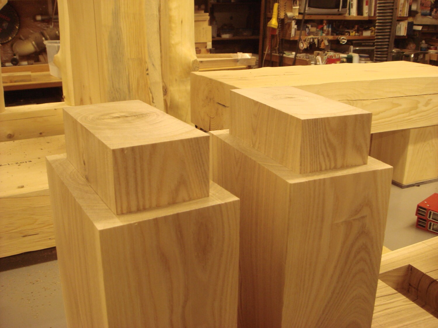 Indoor 5" Thick Ash Curvy Log Timber Bench, One of a Kind, Mortise and ...