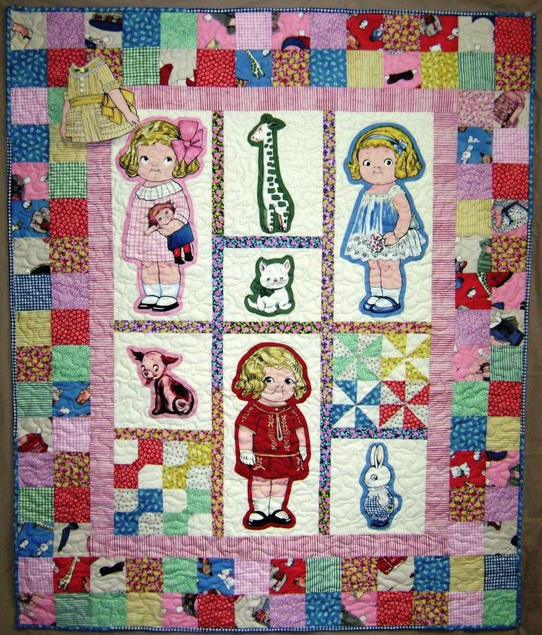 Baby's First Paper Doll Baby Quilt Pattern - Etsy