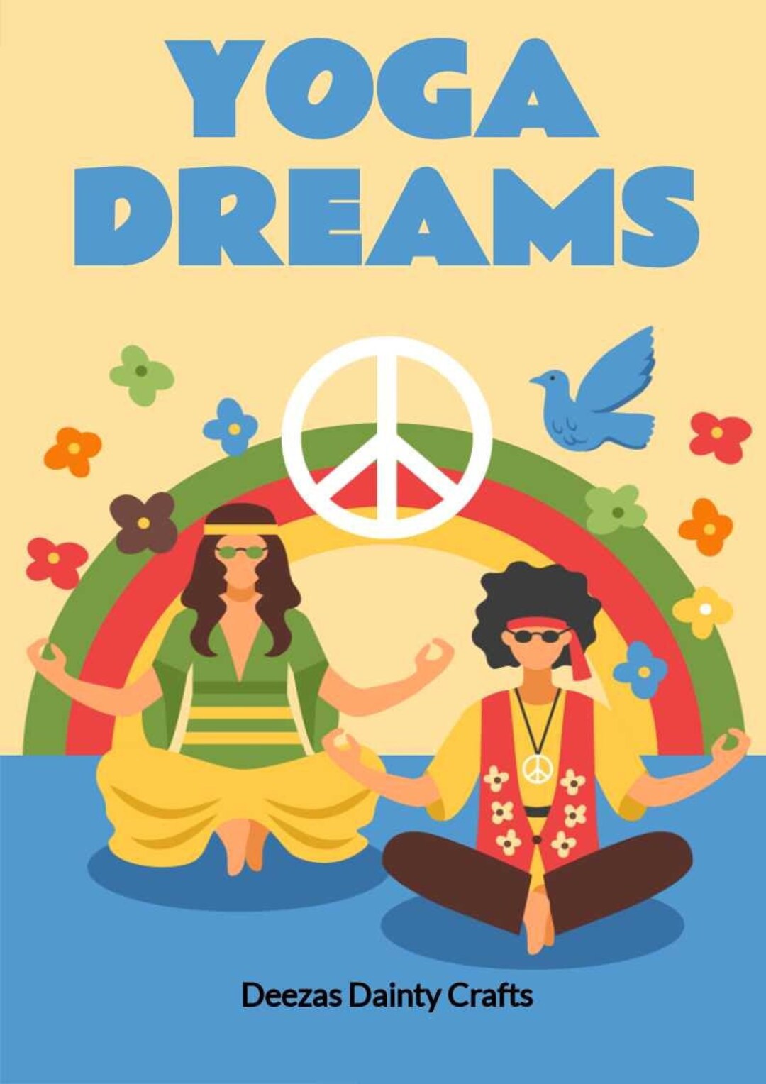 Digital Coloring Book/ Yoga Dreams - Etsy