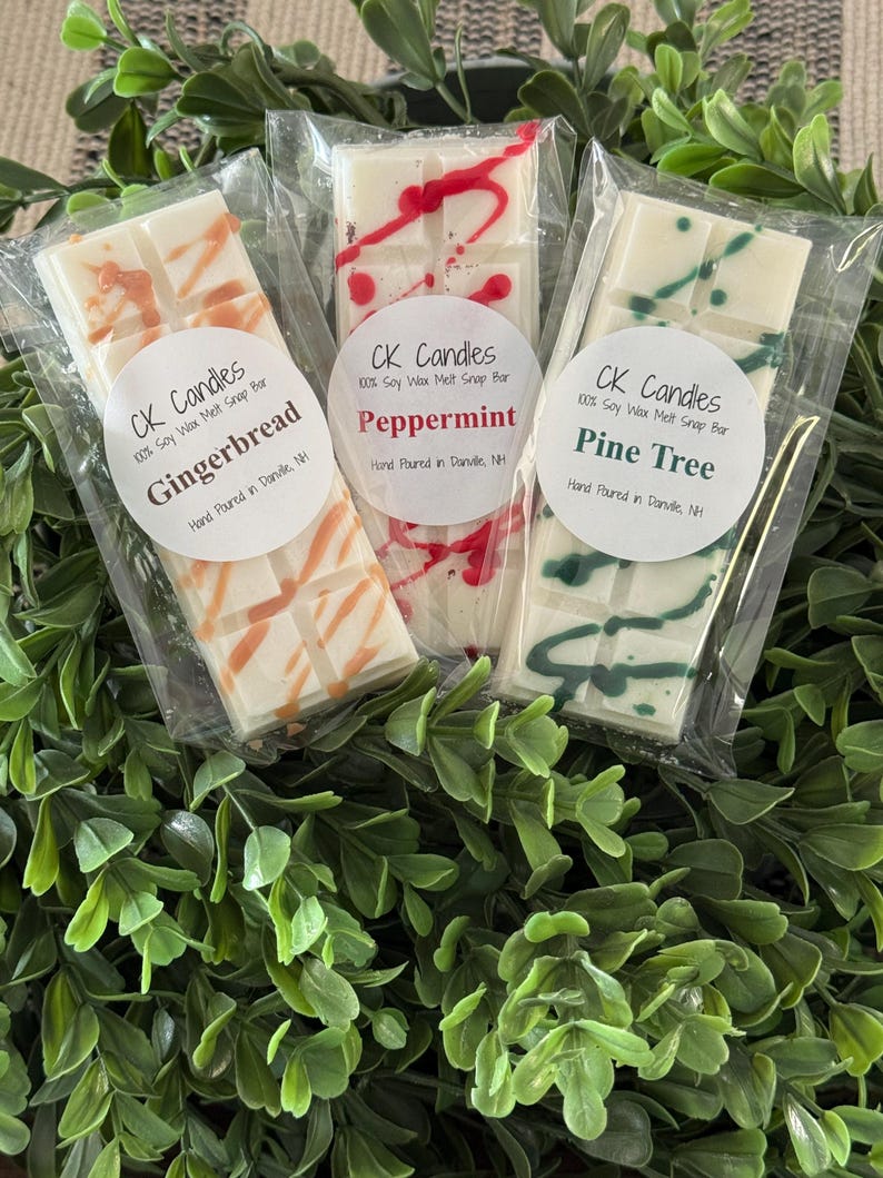 Soy Wax Melt Snap Bar: Fall & Holiday Scents - Etsy
