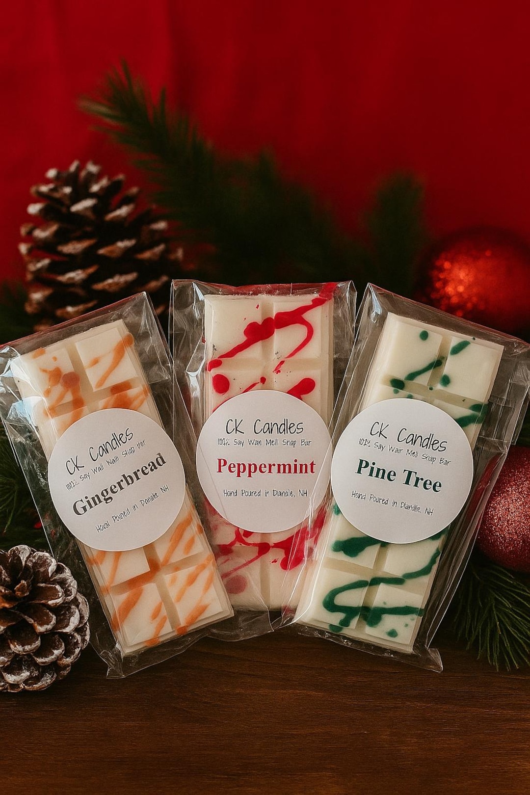 Soy Wax Melt Snap Bar: Fall & Holiday Scents - Etsy