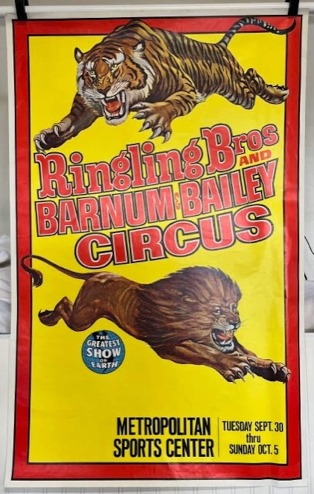 Ringling Bros. Barnum & Bailey Circus Poster - Etsy