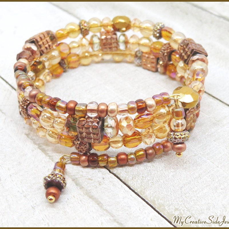 Memory Wire Bracelet - Etsy