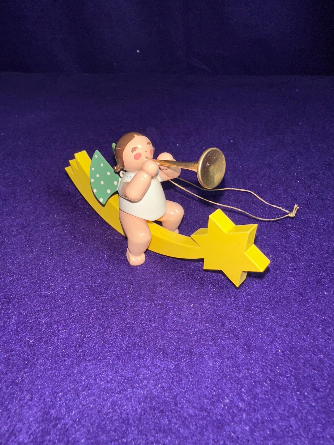 Small Angel Musician With Trumpet on Comet by Wendt and Kuhn. - Etsy