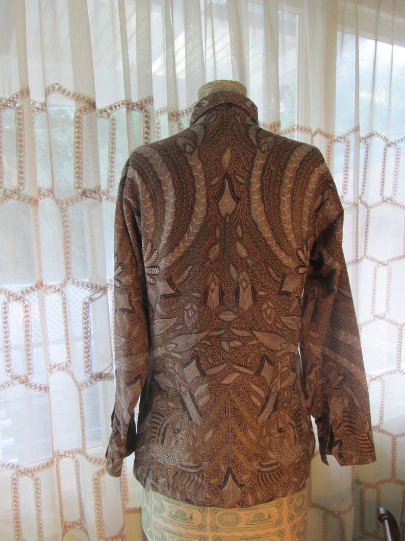 Traditional Indonesian Batik Shirt Garuda Pattern Batik Shirt - Etsy