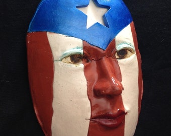 Puerto rican mask | Etsy