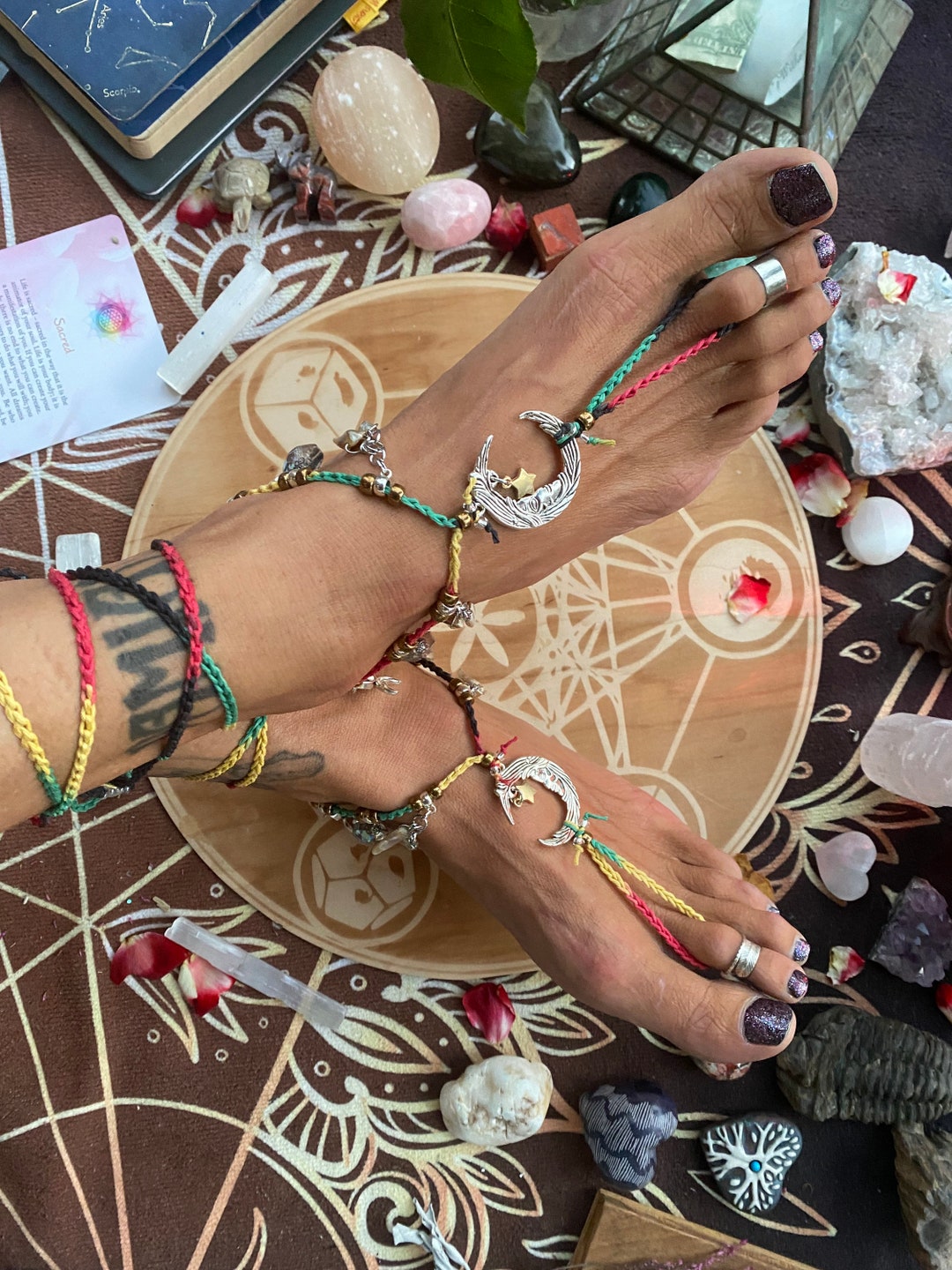 Hecate the Greek Goddess Magic & Witchcraft Barefoot Sandals by Iris ...