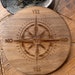7 Wooden Pendulum Board Compass Design Yes / No Pentacle in Center ...