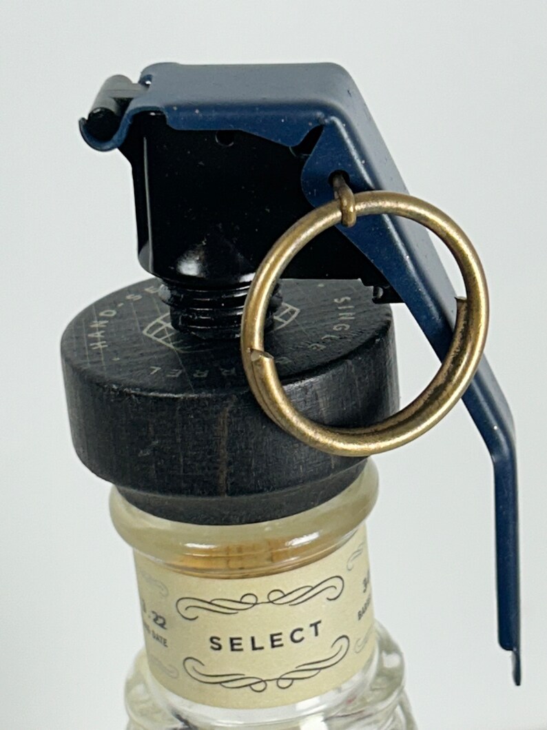 Hand Grenade Jack Daniels Whiskey Bottle Stopper - Etsy