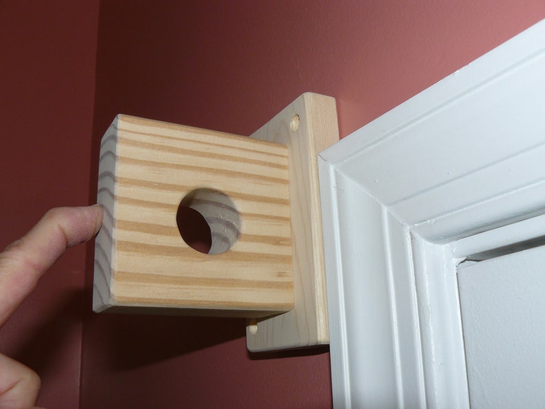 Square Cut Rod Brackets | Etsy