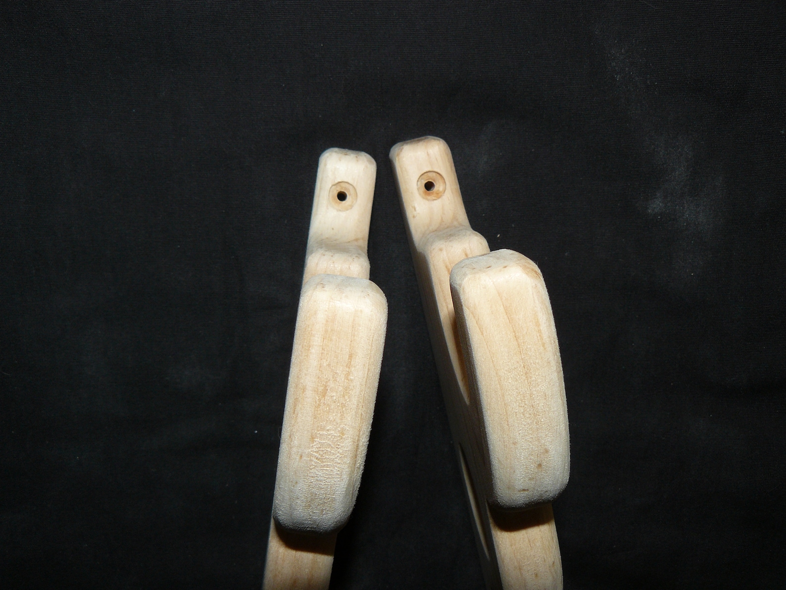 Wood Brackets for 2 Rods - Etsy