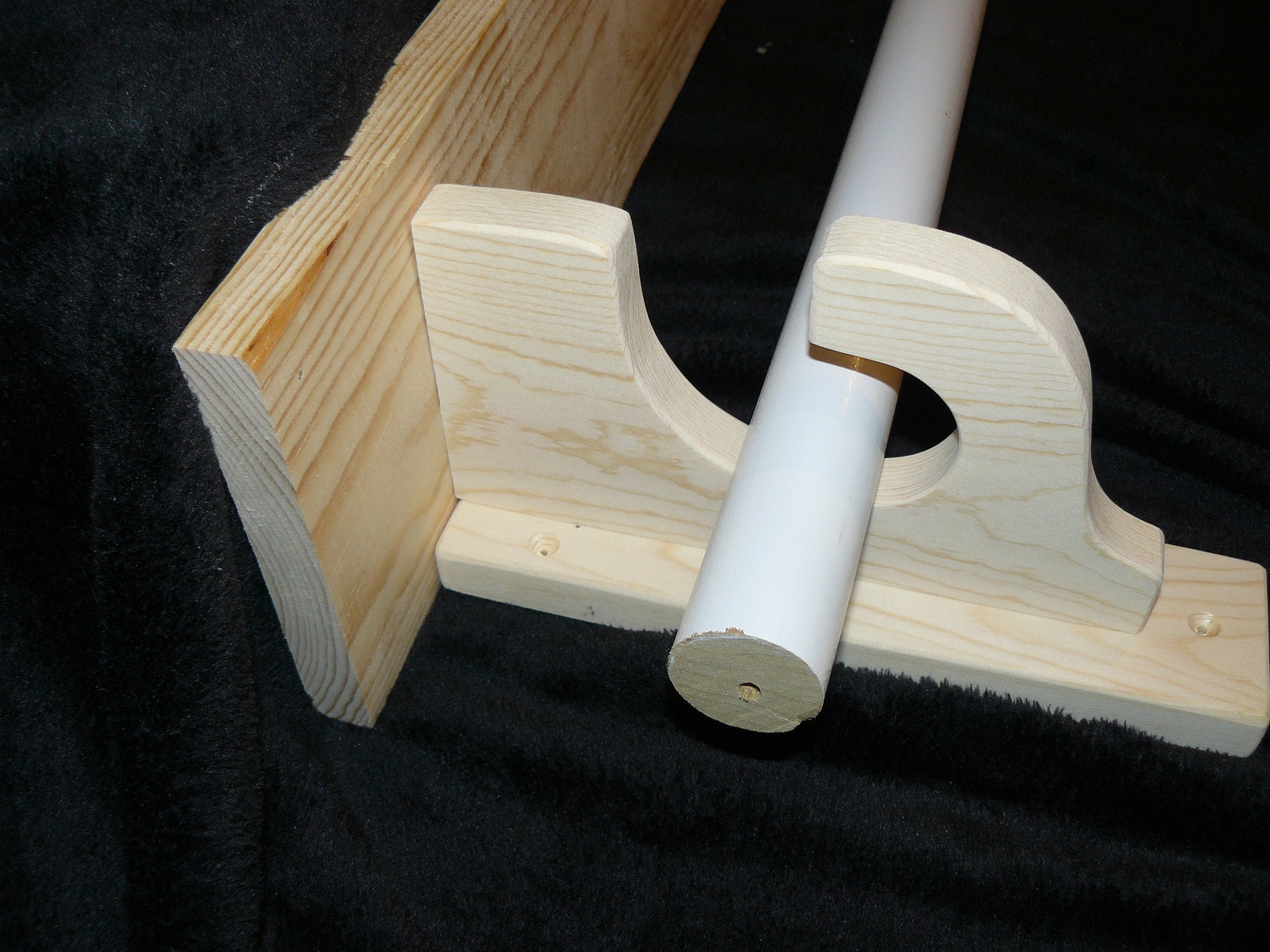 Rod Holder With Shelf Support - Etsy
