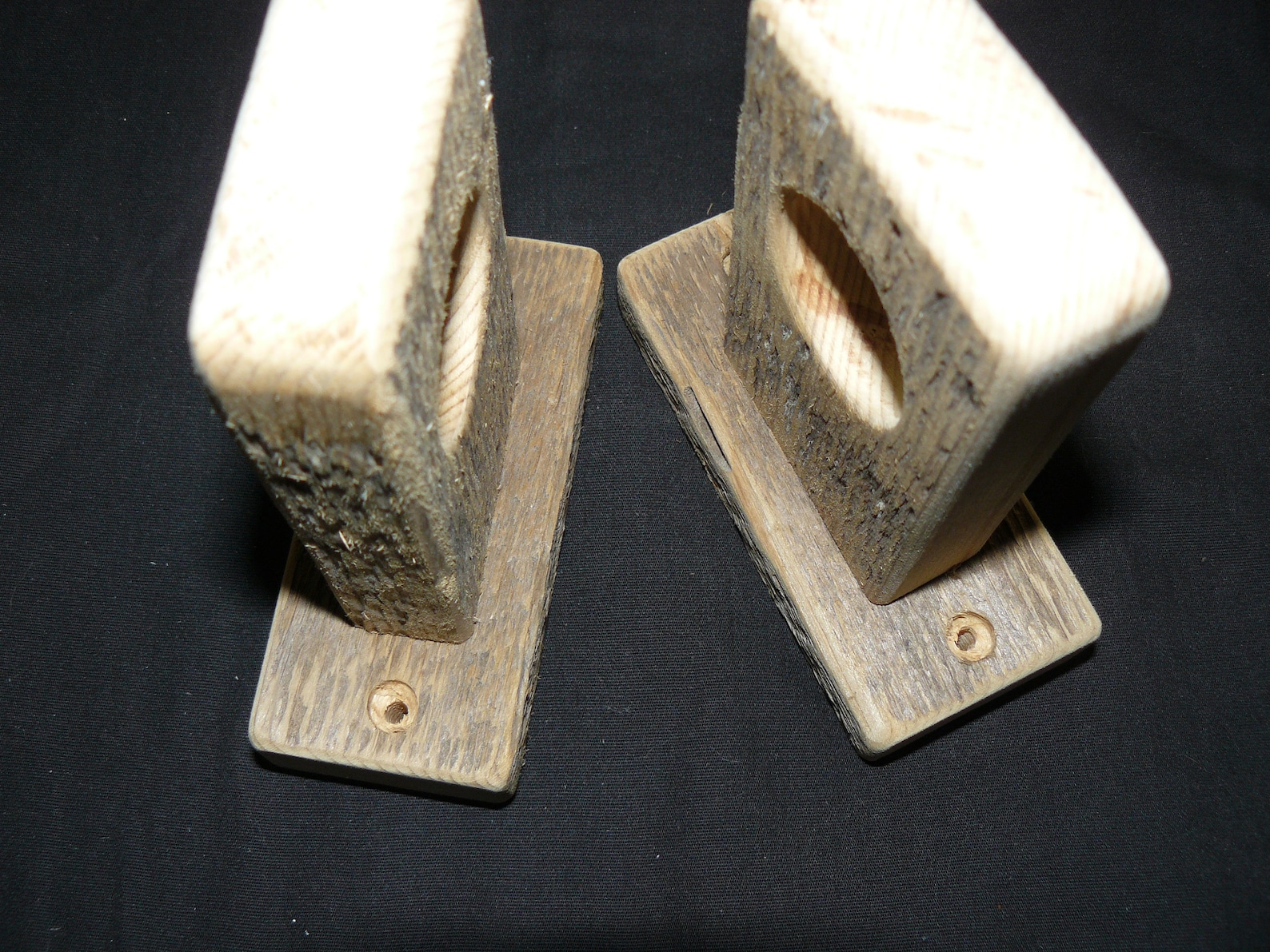 Small Rustic Wood Brackets - Etsy