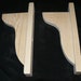 Small Wood Shelf Brackets - Etsy