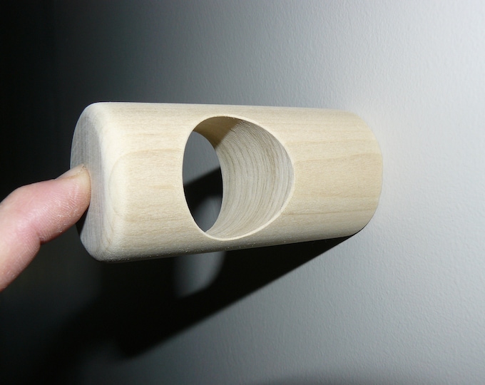Minimal OAK Wood Curtain Rod Bracket Holder Solid White Oak - Etsy