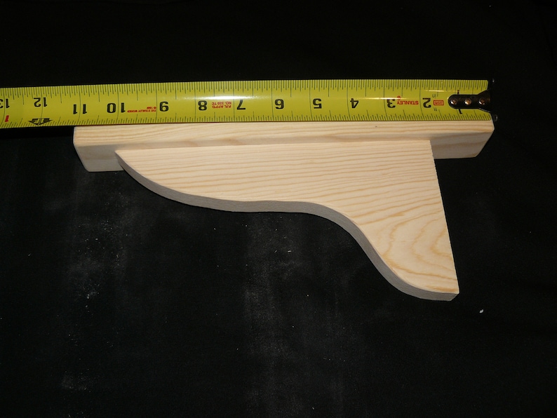 Small Wood Shelf Brackets - Etsy UK