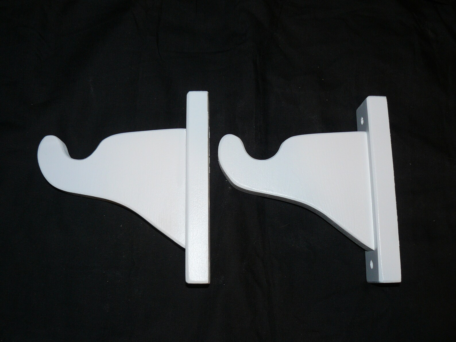 Wood Curtain Rod Brackets - Etsy