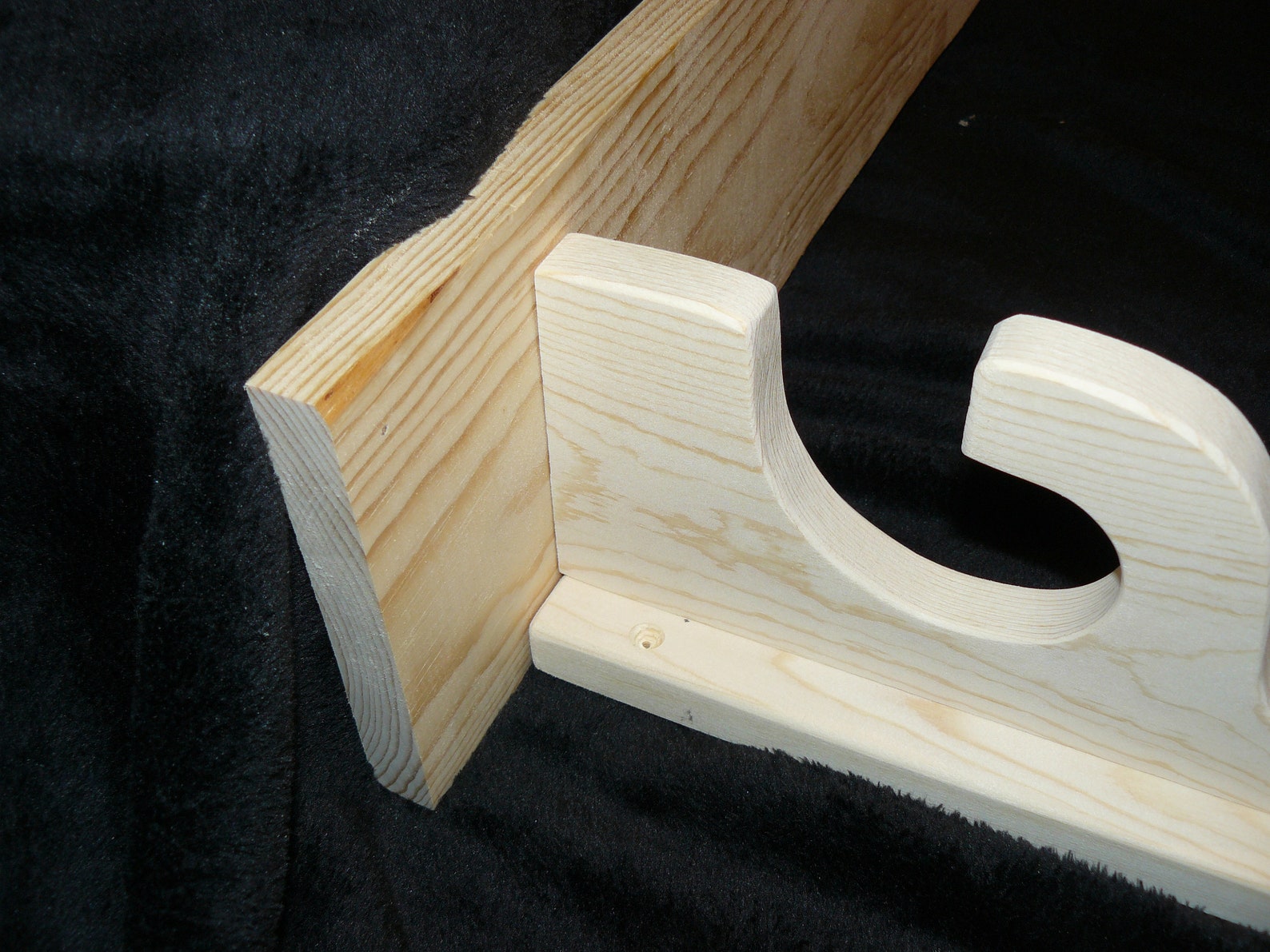 Rod Holder With Shelf Support - Etsy