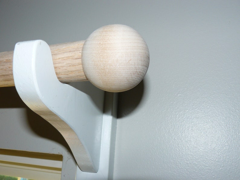 Wood Ball Finials - Etsy