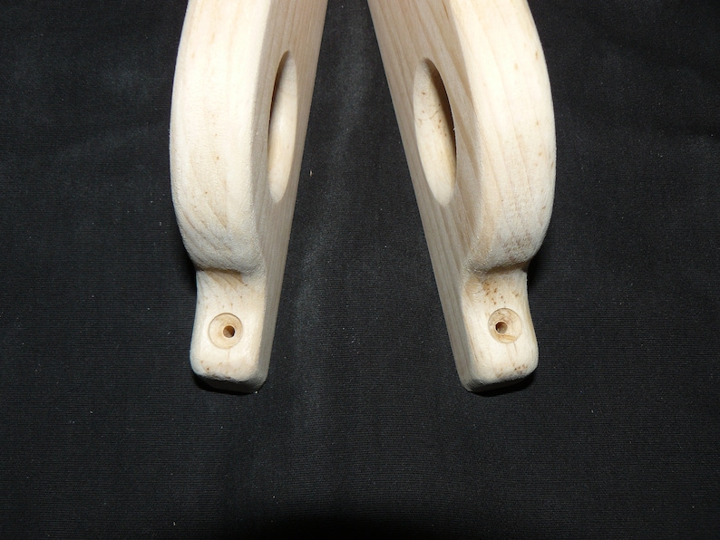 Wood Brackets for 2 Rods - Etsy