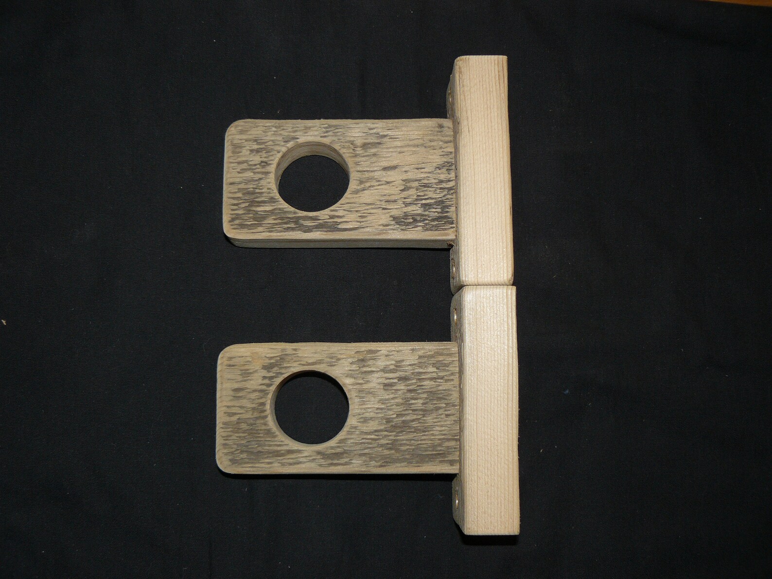 Small Rustic Wood Brackets - Etsy