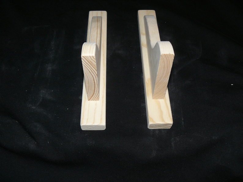 Small Wood Shelf Brackets | Etsy