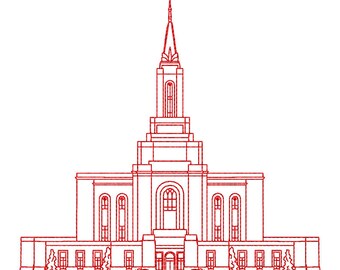 Temple Embroidery | Etsy