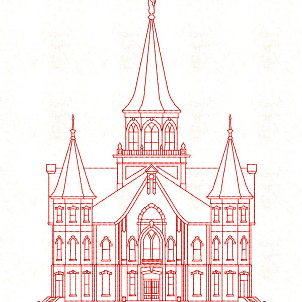 Provo Temple - Etsy
