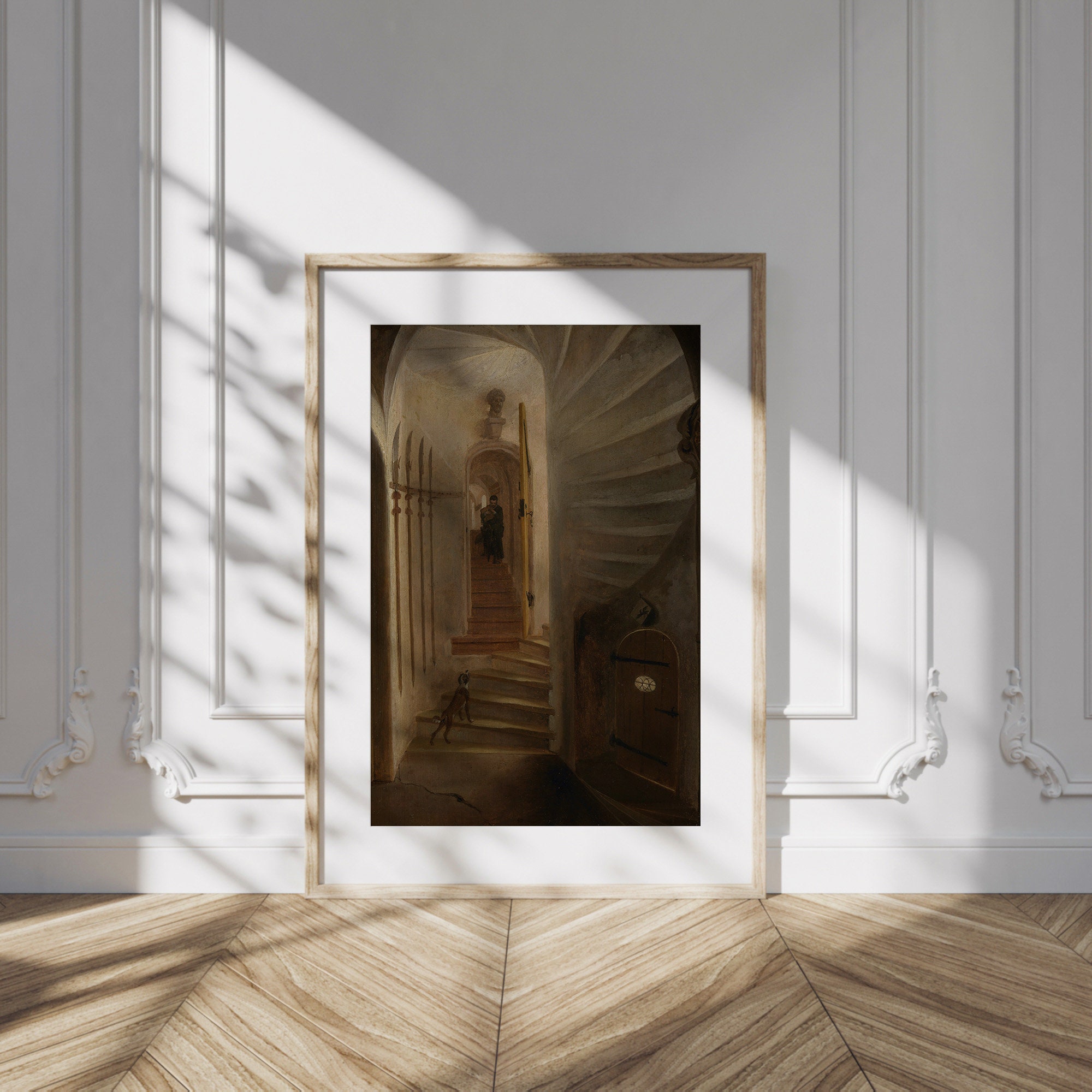 Dark Academia Art Print. Printable Digital Download. Vintage Moody Art ...