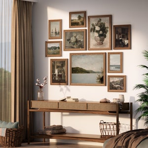 Vintage European Gallery Wall SET of 10. Vintage Dining Room Home Decor ...