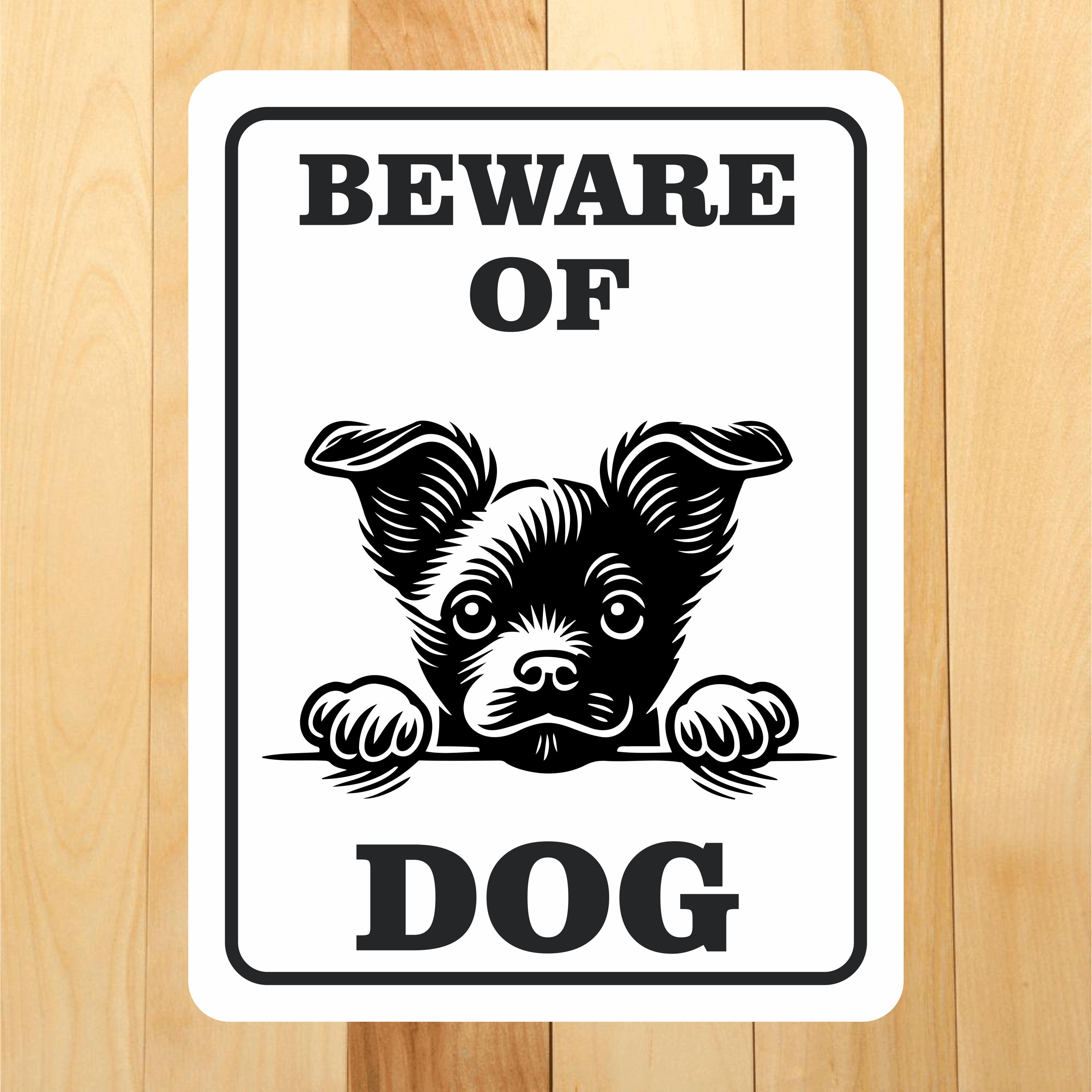 Beware of Dog Sign / Funny / Pitbull / Pomeranian / Poodle / Pug ...