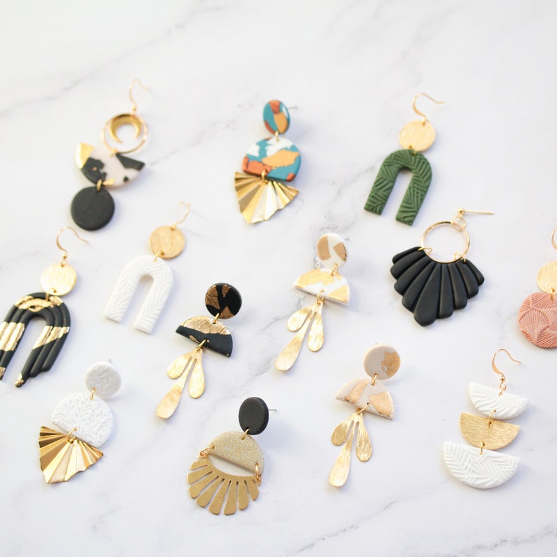 Fimo Clay Earrings - Etsy