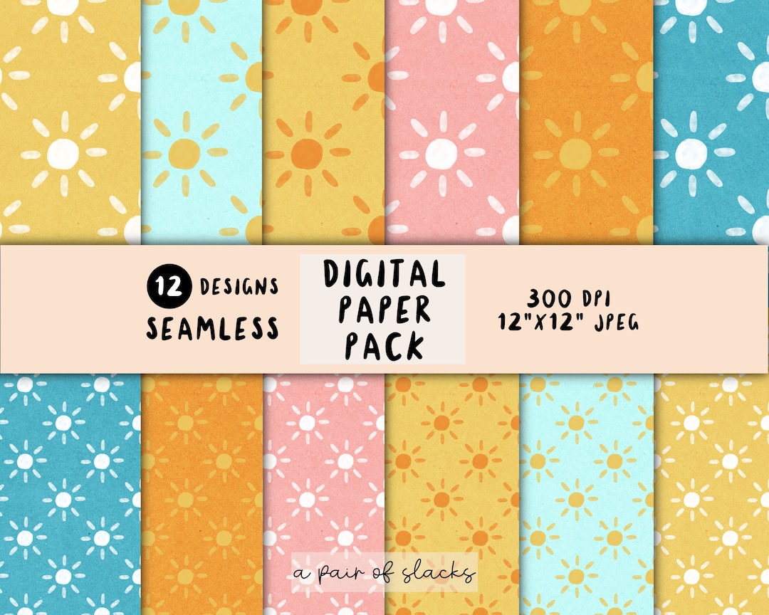 Watercolor Bright Suns - Sun Doodle Illustration, Background, Scrapbook ...