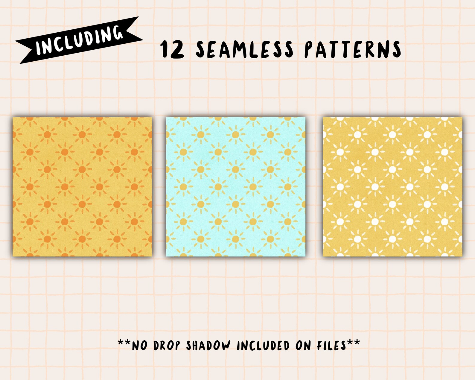 Watercolor Bright Suns - Sun Doodle Illustration, Background, Scrapbook ...