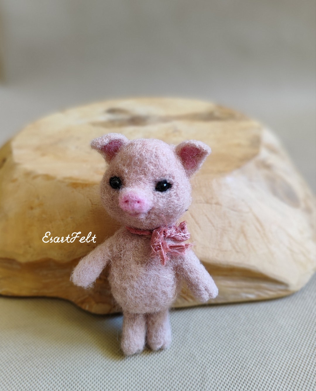 RTS Felted Pig Props, Newborn Felted Photo Props, Felted Piglet Props ...