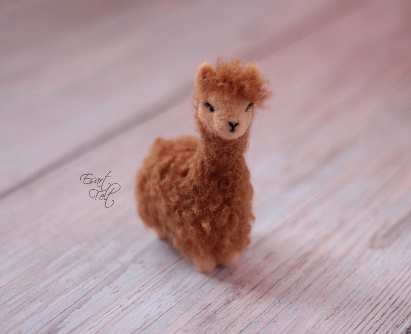 Felted Alpaca Llama, Needle Felted Alpaca, Newborn Photography Props ...
