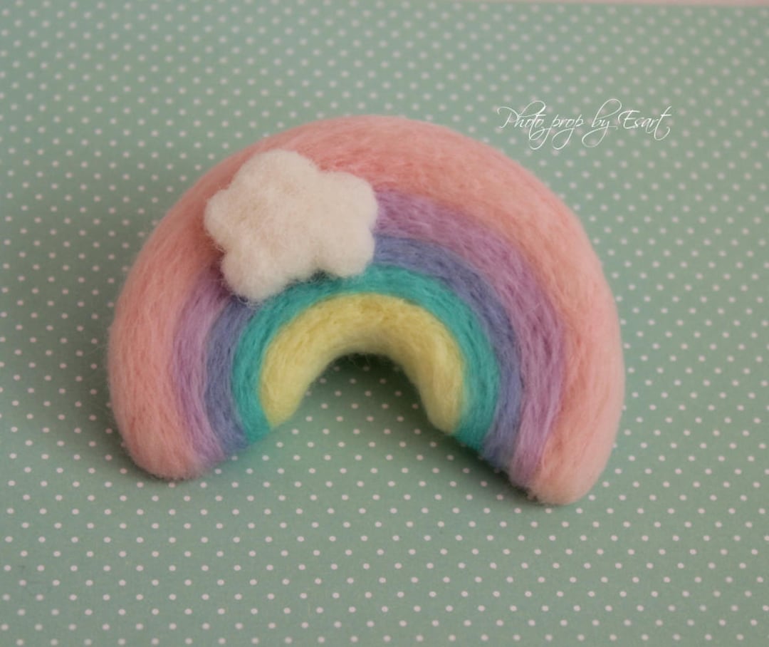 Felted Rainbow Prop Newborn Photography Props Felted Rainbow - Etsy