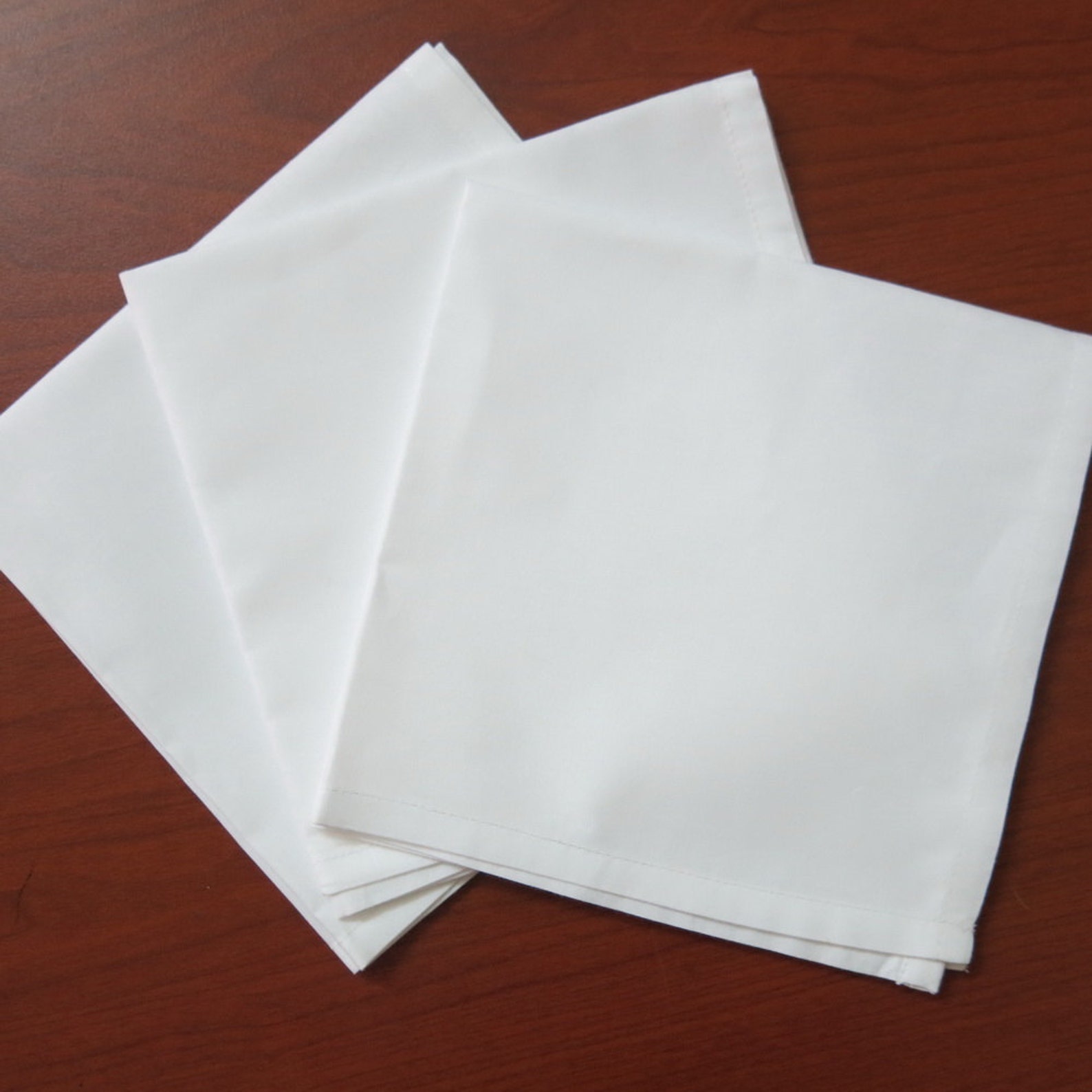 100 White Cotton Women's Handkerchiefs, 11"x11" - Etsy