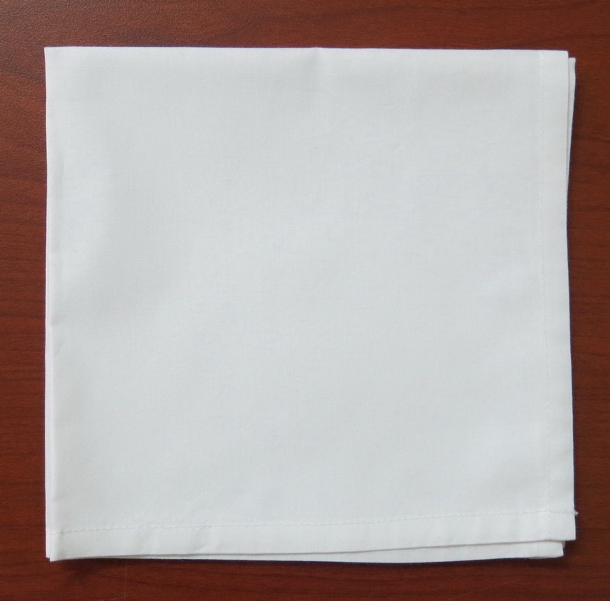 100 White Cotton Women's Handkerchiefs, 11"x11" - Etsy