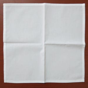 Set of 6, White Cotton Women's Handkerchiefs, 11"x11" - Etsy