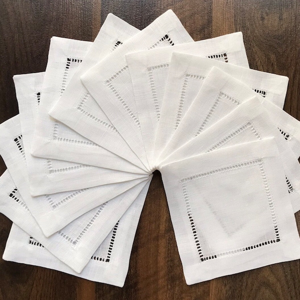 100 Natural Linen Napkins 10x10 - Etsy