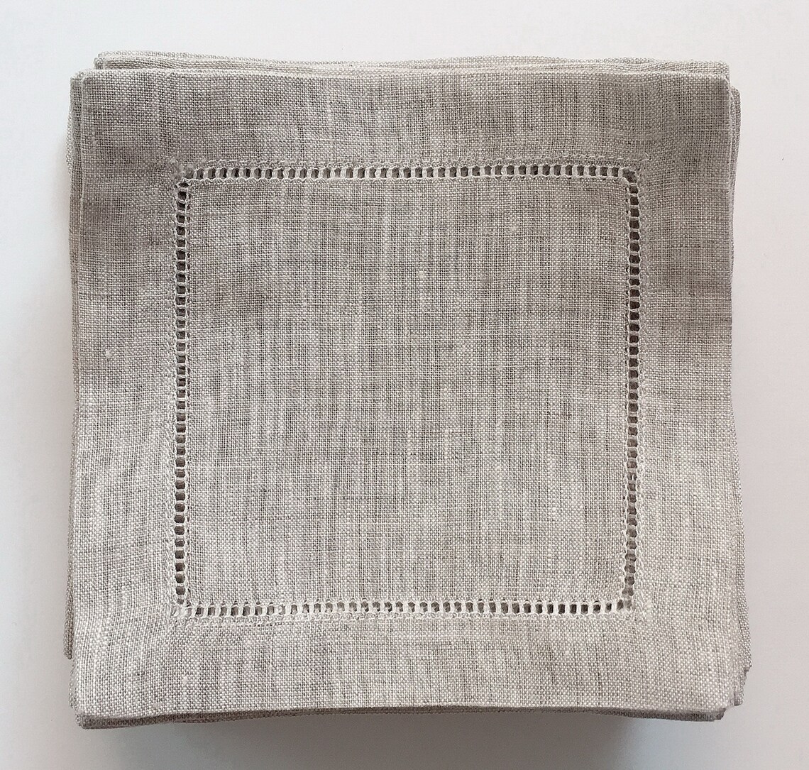 A Dozen 6x6 Ladder Hemstitch Linen Cocktail - Etsy