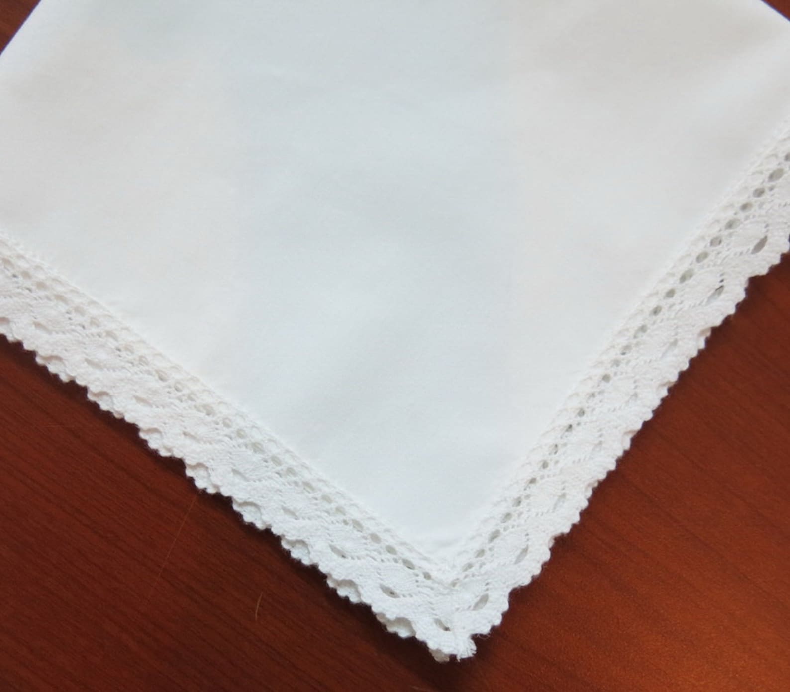 100 White Lace Cotton Women's Handkerchiefs - Etsy