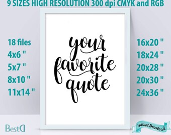 Your favorite quote | Etsy