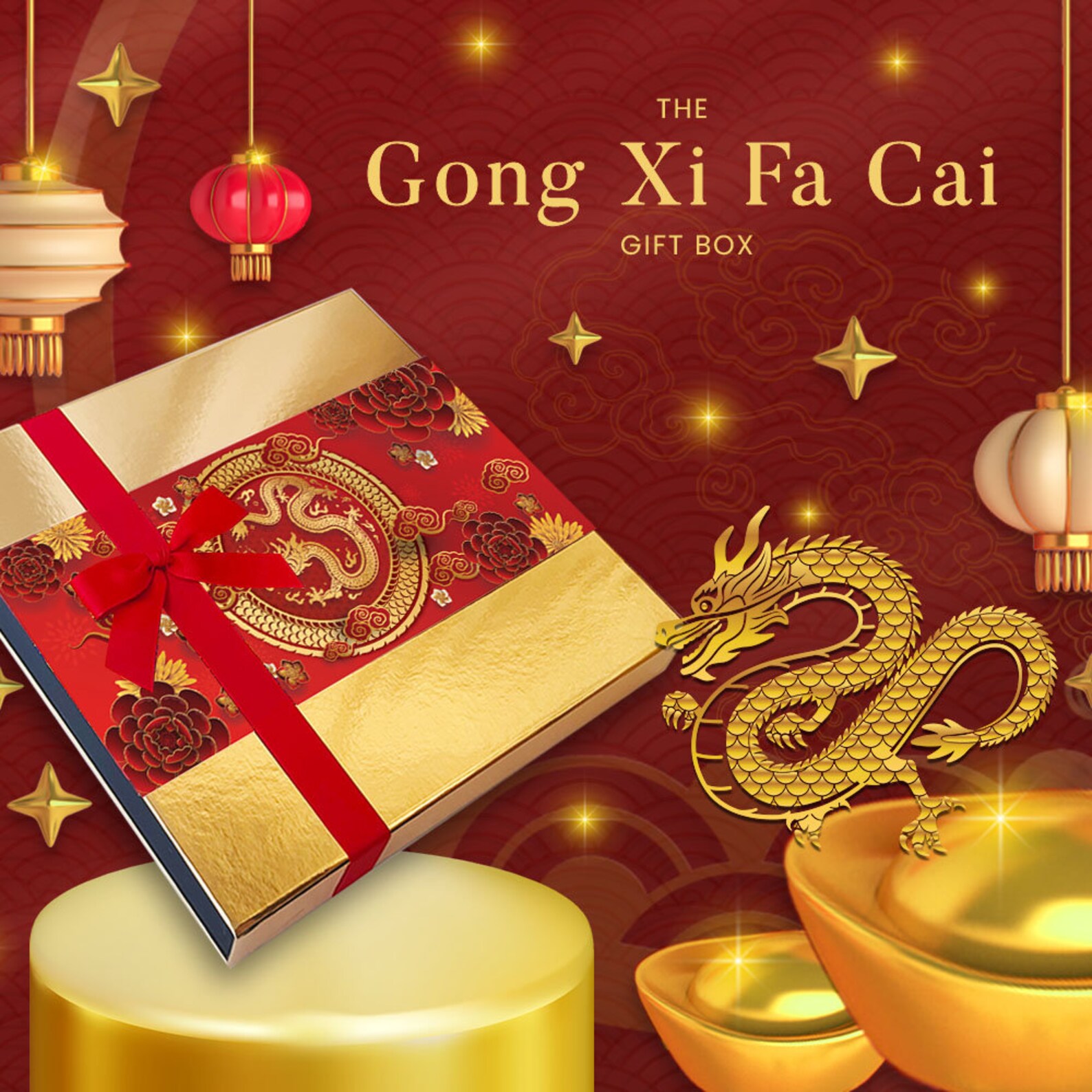 Chinese Lunar New Year Luxury Tea Box - Etsy