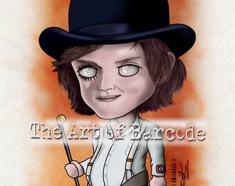 Clockwork Orange Alex and His Three Droogs Art Poster Print by Jim ...